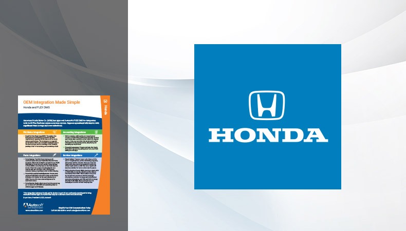 OEM Integration Made Simple: Honda and Autosoft DMS